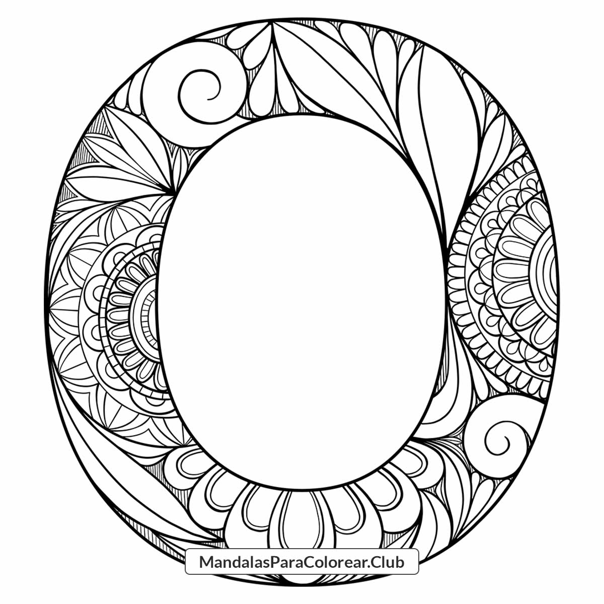 Mandalas Para Colorear Nios Imagenes Madalas Alfabetos